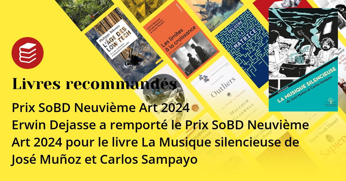 Prix SoBD Neuvième Art 2024 - Livres recommandés