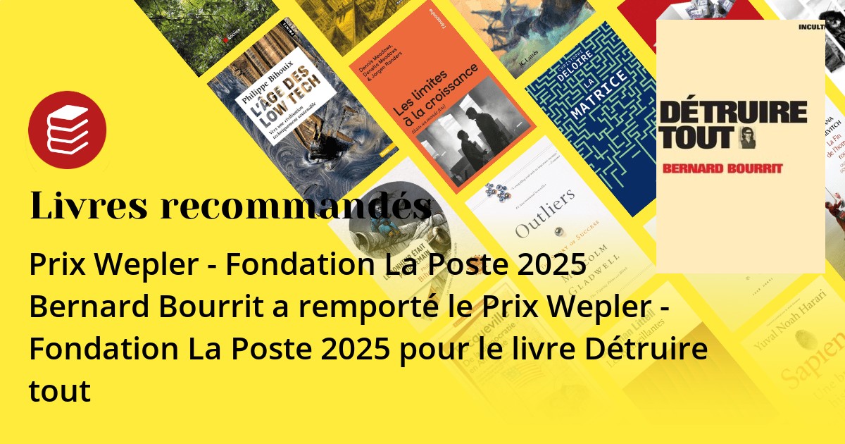 Prix Wepler - Fondation La Poste 2025 - Livres recommandés